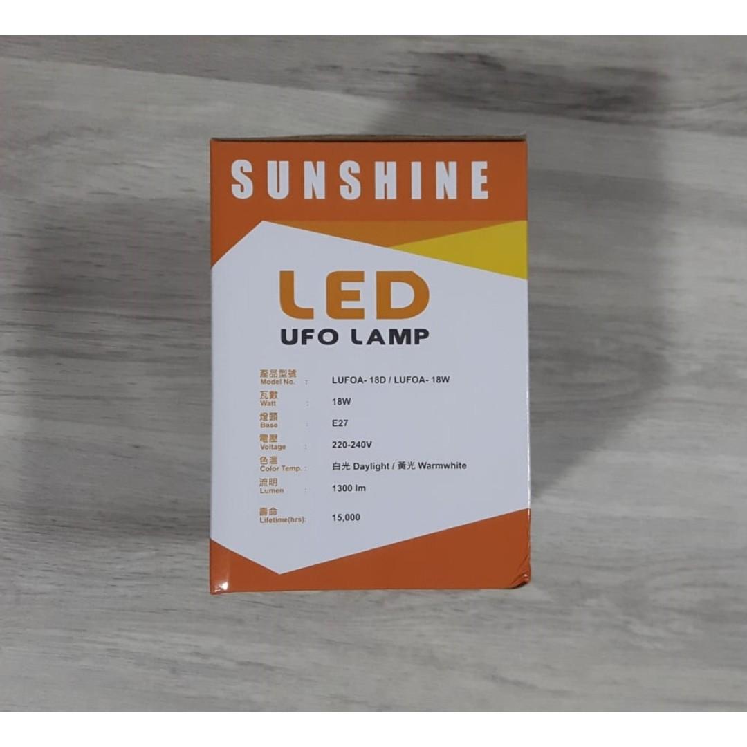 Sunshine LED UFO LAMP 18W, Furniture & Home Living, Lighting & Fans ...