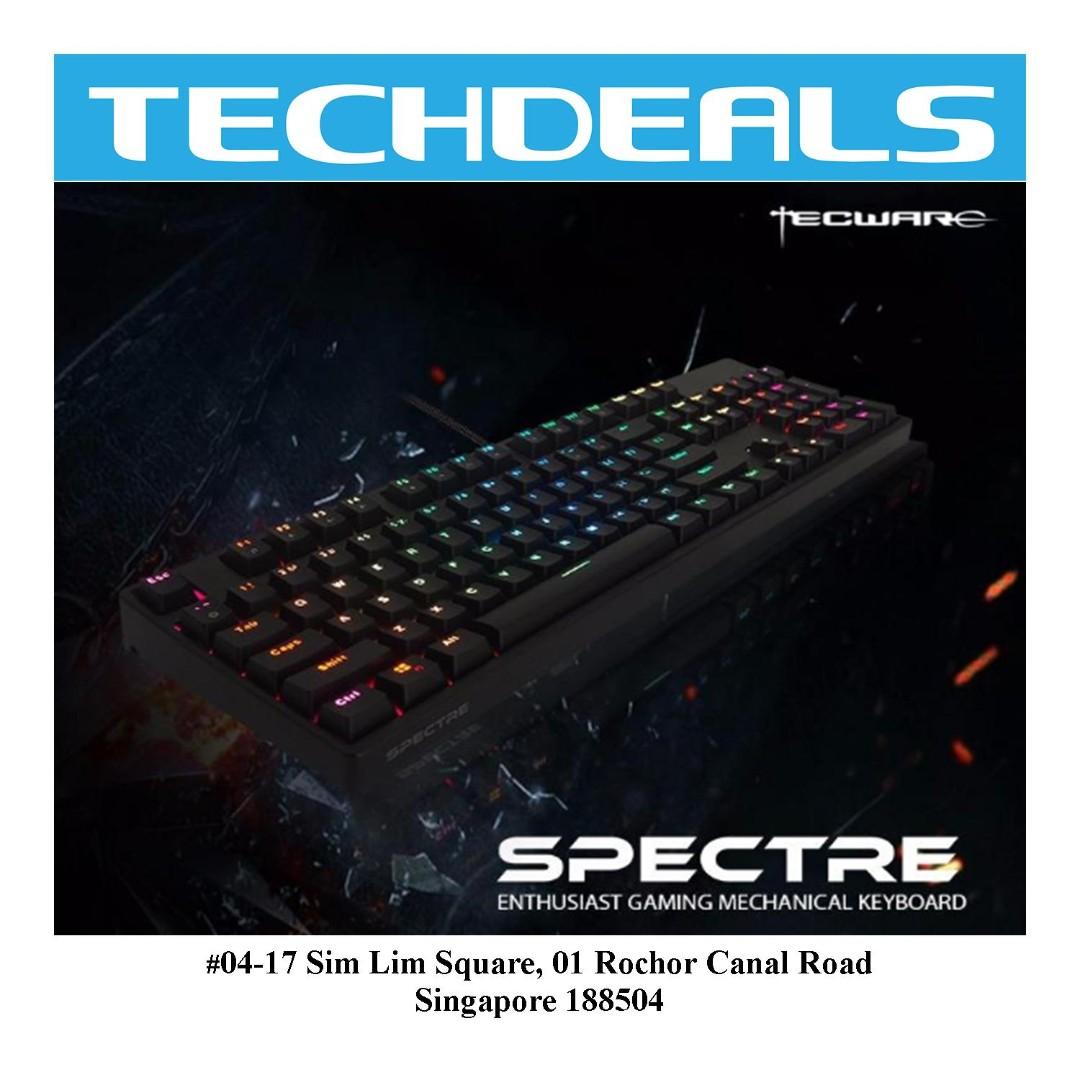 Tecware Spectre 104 Key Mechanical Gaming RGB Keyboard, Computers ...