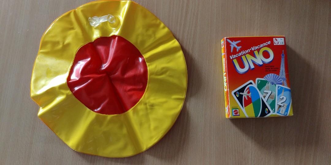 UNO: Vacation (w Inflatable disc), Hobbies & Toys, Toys & Games on ...
