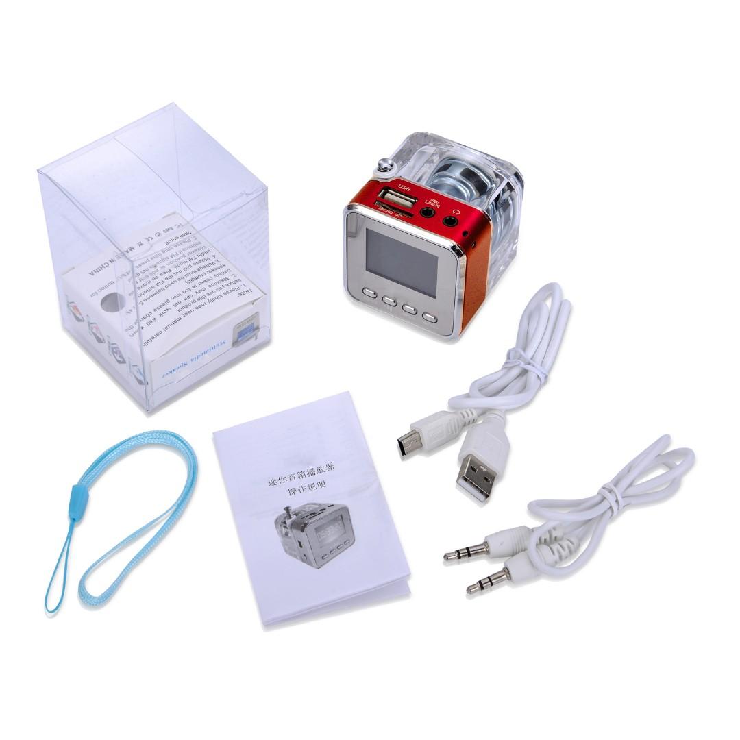 Cube MP3 Player NiZHi Brand Model TT029 with FM Radio/Alarm Clock ...