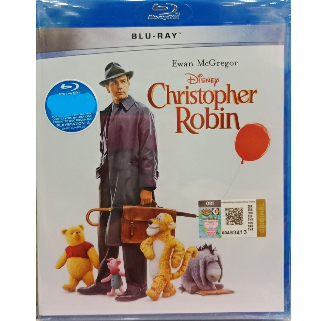 English Movie Disney Christopher Robin Ewan McGregor Blu-ray, Hobbies ...