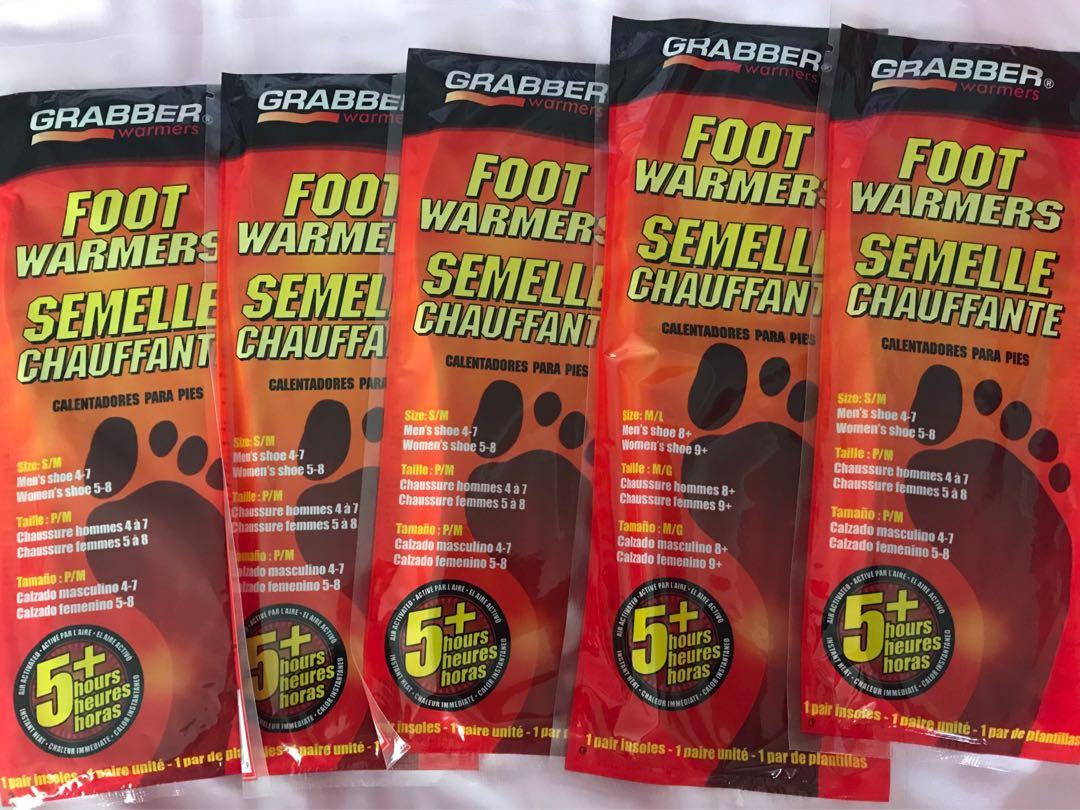 GRABBER Foot Warmer, Health & Nutrition, Massage Devices on Carousell