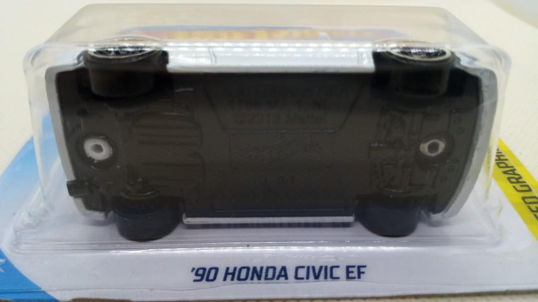 Hot Wheels - '90 Honda Civic EF - White (Greddy), Hobbies & Toys, Toys ...