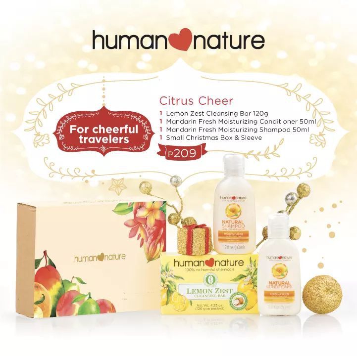Human Nature Citrus Cheer Gift Set, Beauty & Personal Care, Bath & Body ...