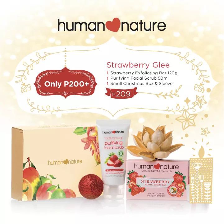 Human Nature Strawberry Glee Gift Set, Health & Nutrition, Health ...