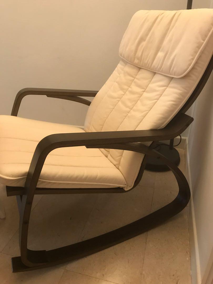 IKEA Poang Rocking Chair, Furniture & Home Living, Furniture, Chairs on ...