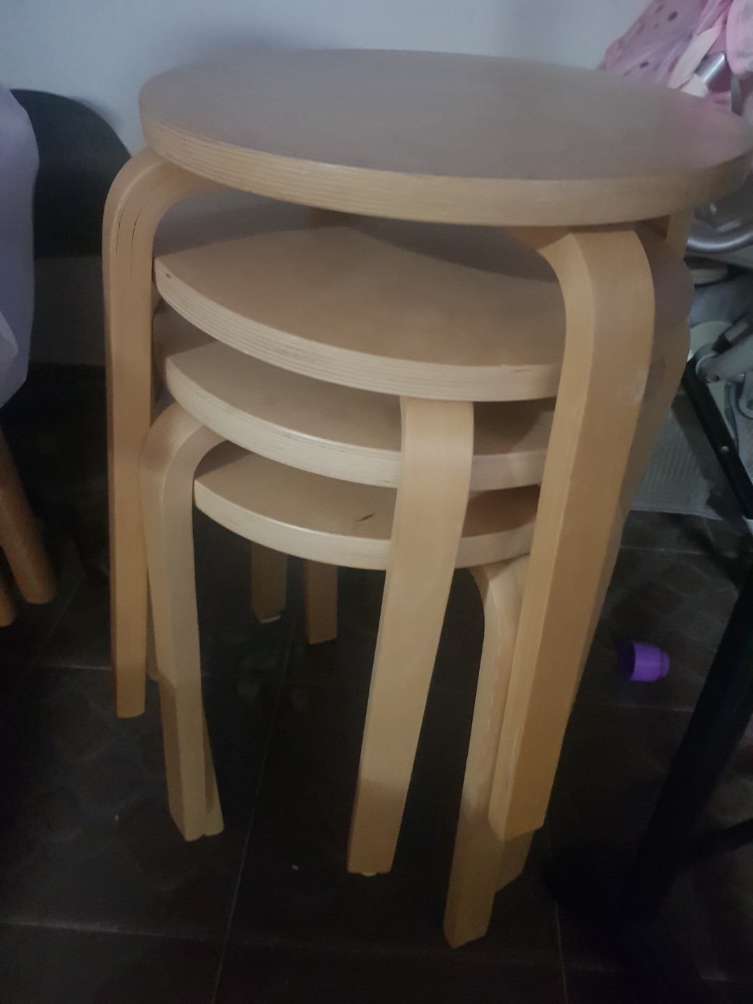 Ikea Stools, Furniture & Home Living, Furniture, Chairs on Carousell