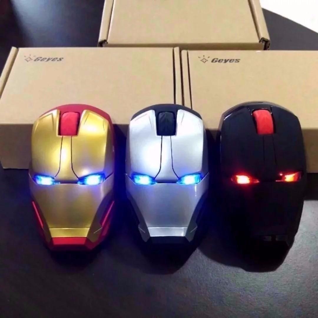 Ironman Wireless Mouse With Led Light, Everything Else on Carousell