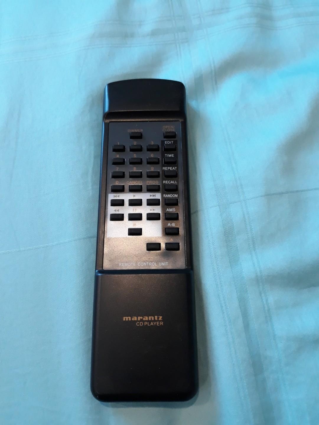 Marantz CD remote control., Audio, Portable Music Players on Carousell