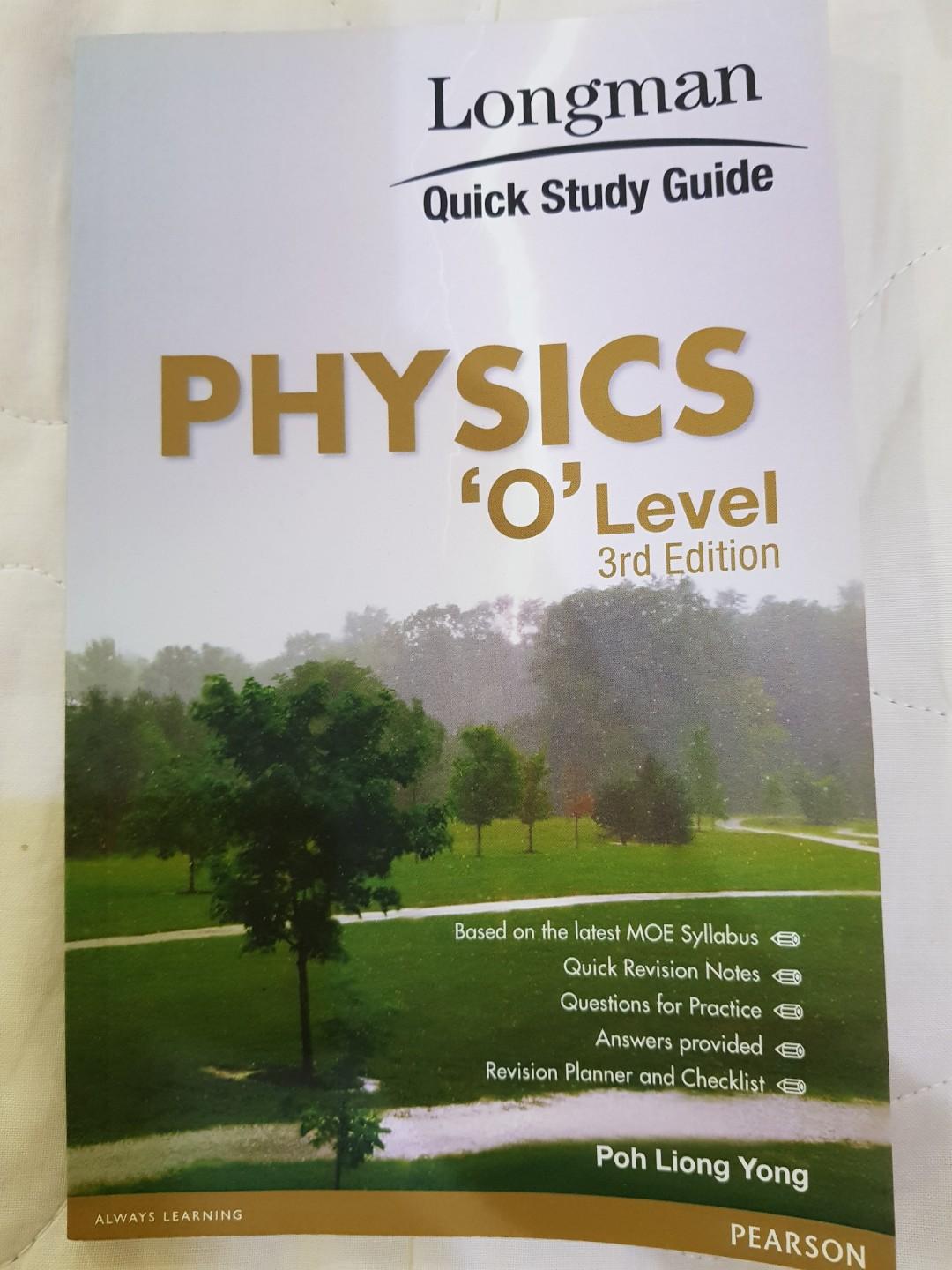 O'Level Longman Physics Guide, Hobbies & Toys, Books & Magazines, Assessment Books on Carousell