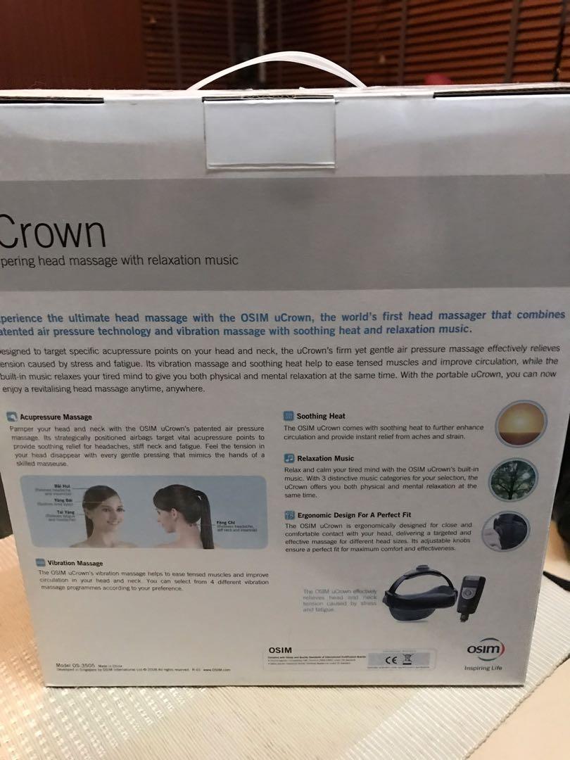 OSIM uCrown, Health & Nutrition, Massage Devices on Carousell