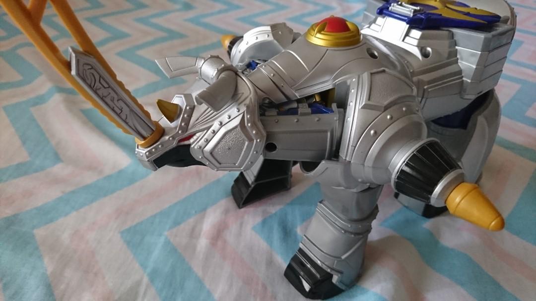 Power Ranger Jungle Fury Rhino Steel Megazord, Hobbies & Toys, Toys ...