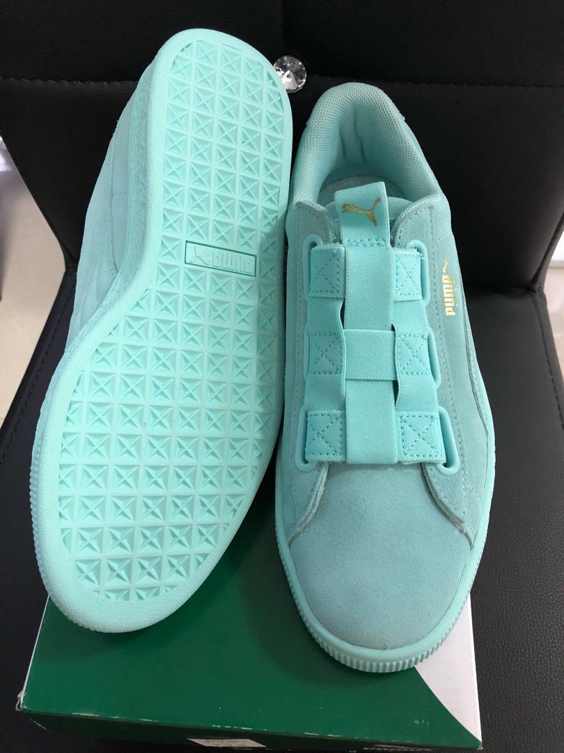 Puma suede maze mint green, Women's Fashion, Footwear, Sneakers on ...