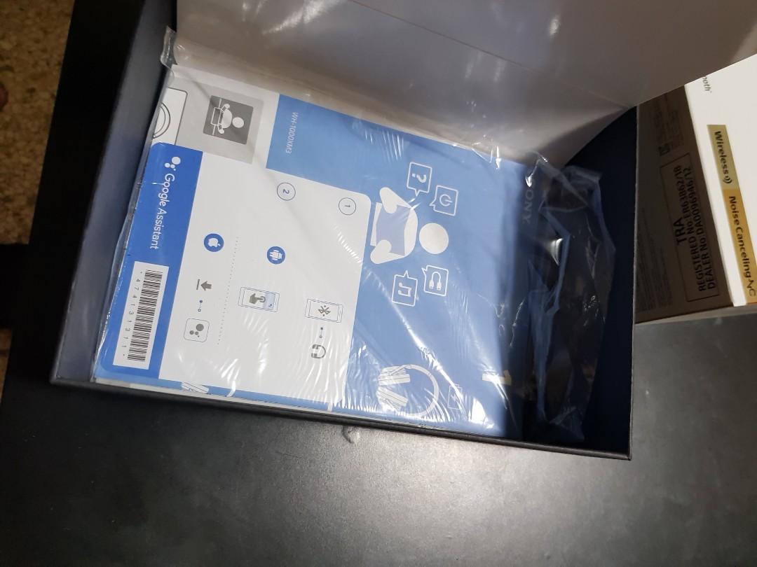 sony wh 1000xm3 box, Audio, Headphones & Headsets on Carousell