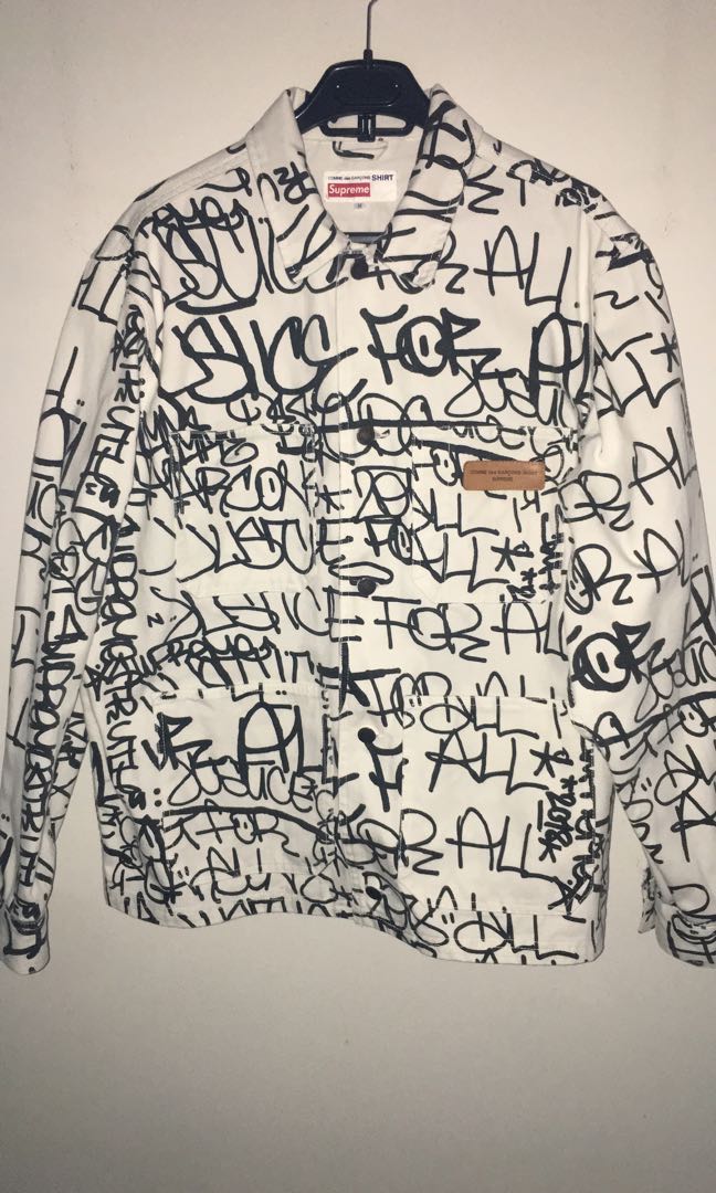 Supreme x CDG Jacket, Men's Fashion, Coats, Jackets and Outerwear on ...
