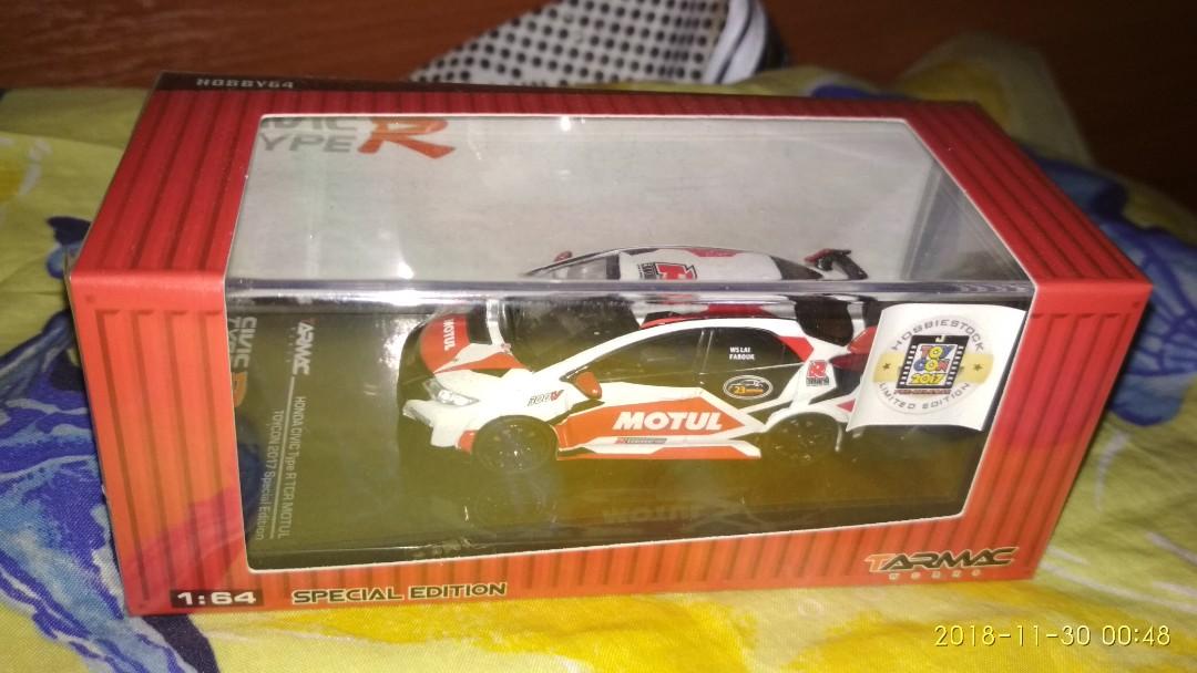 Tarmac Honda civic fk2r motul limited edition, Hobbies & Toys ...