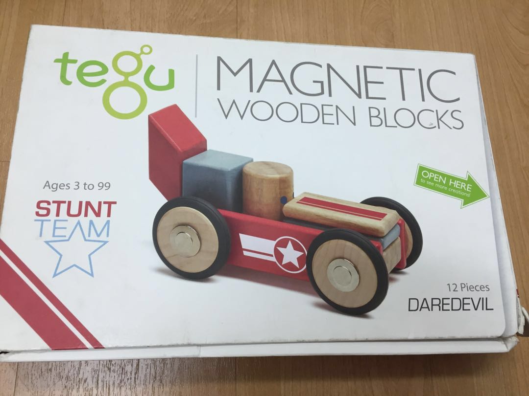 Tegu Daredevil Set Magnetic Wooden Blocks , Hobbies & Toys, Toys ...