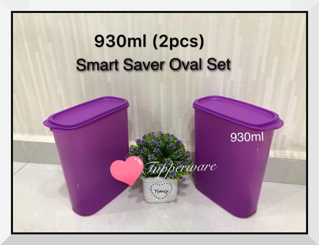 Tupperware Smart Oval IV (2) 930ml, Everything Else on Carousell