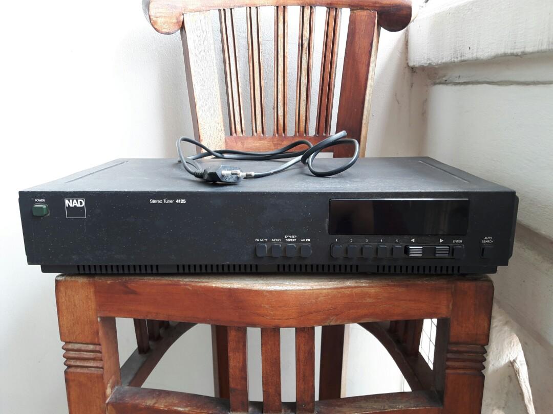 Vintage NAD Stereo Tuner 4125, Audio, Other Audio Equipment on Carousell