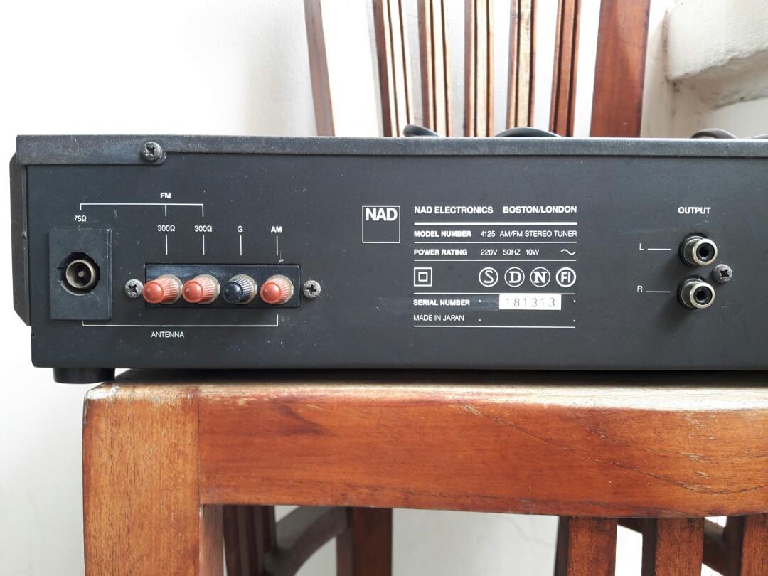Vintage NAD Stereo Tuner 4125, Audio, Other Audio Equipment on Carousell