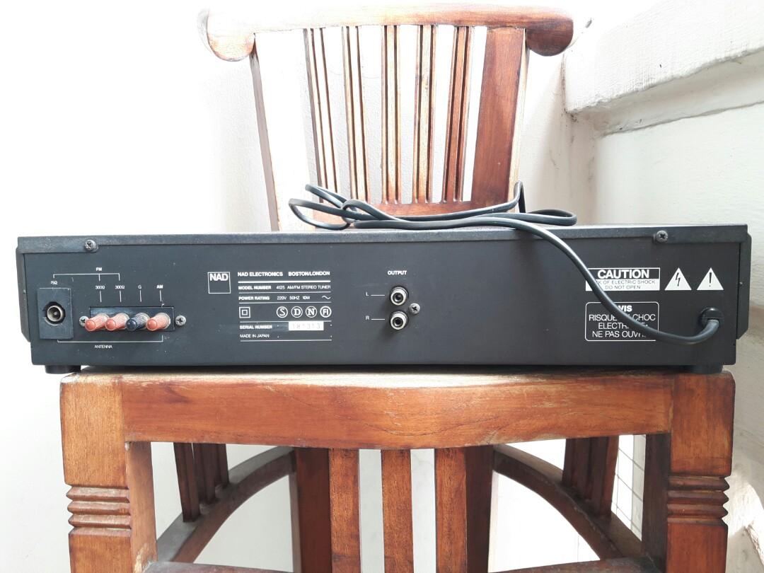 Vintage NAD Stereo Tuner 4125, Audio, Other Audio Equipment on Carousell