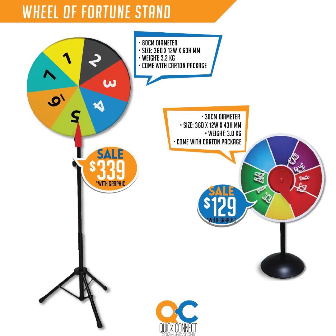 Wheel of Fortune Stand, Furniture & Home Living, Furniture, Tables ...