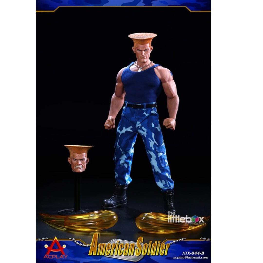 [WITH BODY] AC Play ATX044B - 1/6 American Soldier Set (Blue) Guile ...