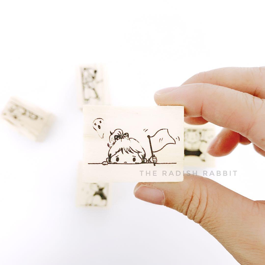 Wooden rubber stamp - oh too much!, Hobbies & Toys, Stationery & Craft ...