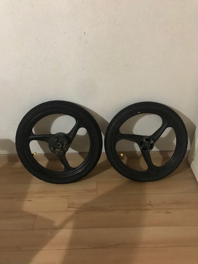 3 spoke racing boy rim for x1r / 125z, Motorcycles, Motorcycle ...