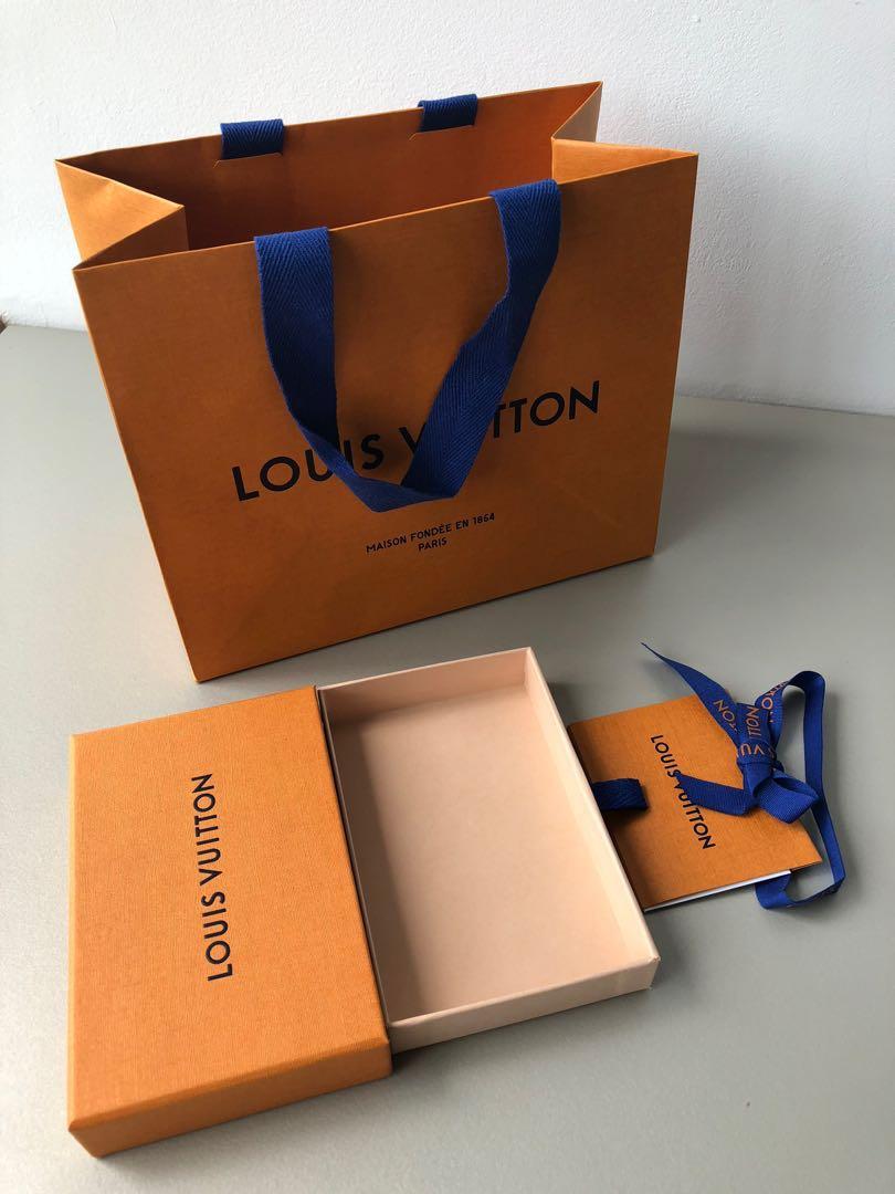 Authentic Louis Vuitton LV Paper Bag and Box, Luxury, Accessories on ...