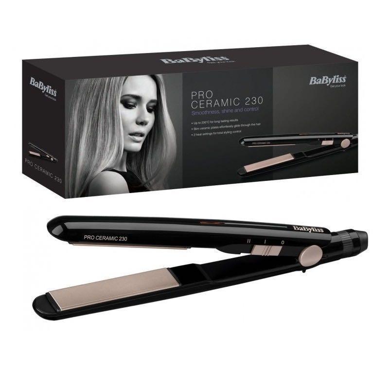 BaByliss Pro Ceramic 230 - Hair Straightener, Beauty & Personal Care ...