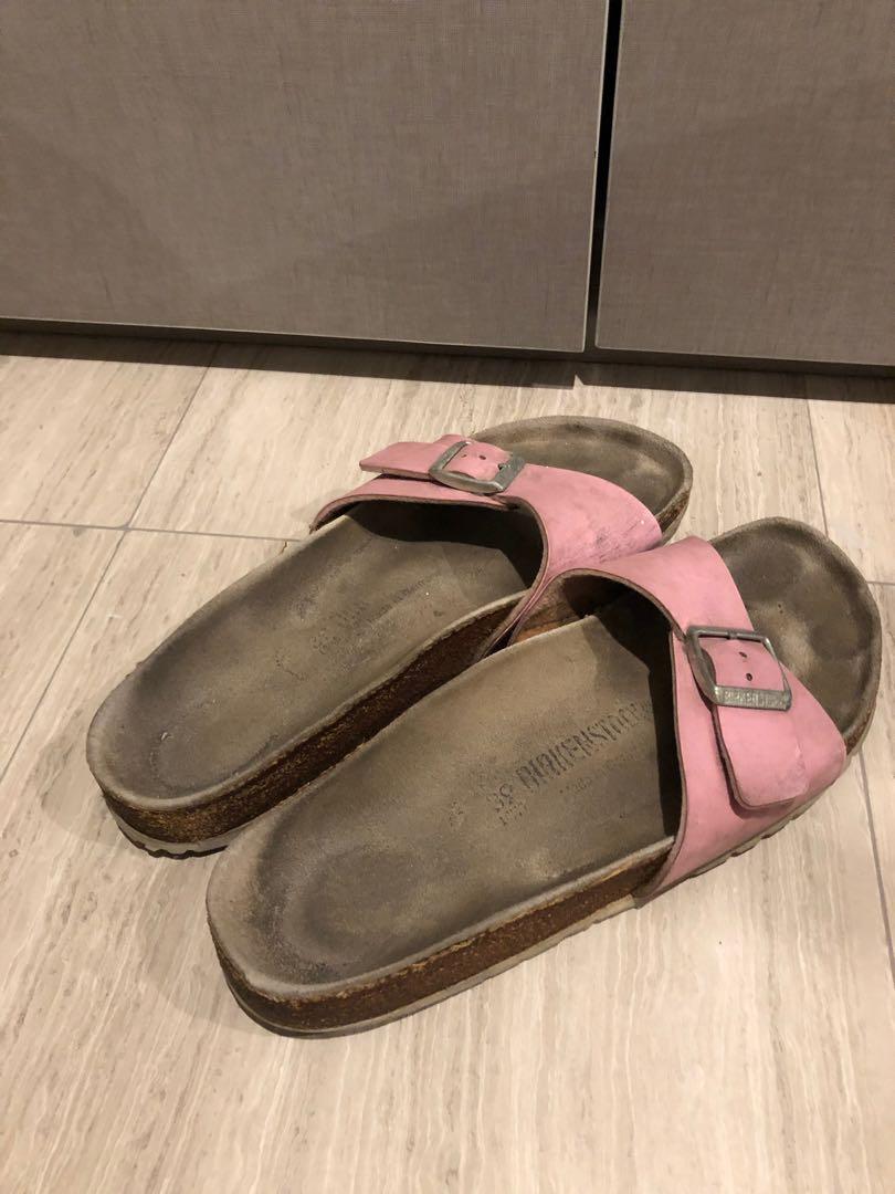 Birkenstock Pink Sandal, Women's Fashion, Footwear, Flipflops and ...