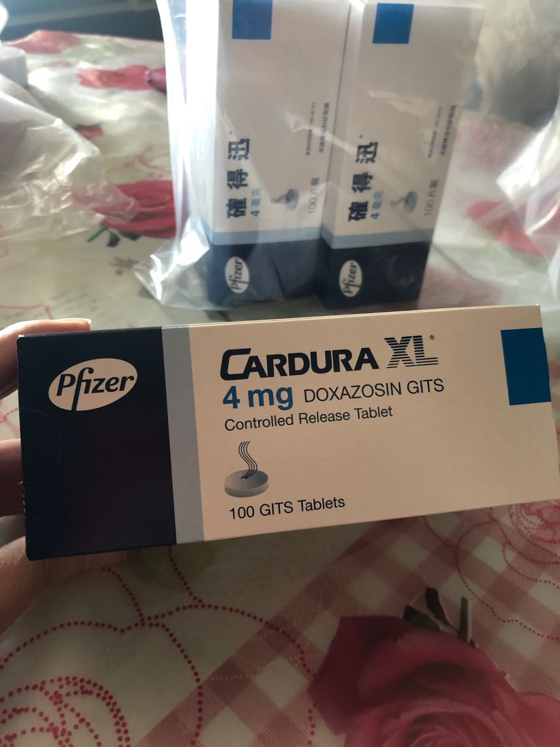 Cardura XL 4mg 輝瑞藥廠 確得迅 3盒全新 每盒100粒, 其他, 其他 - Carousell