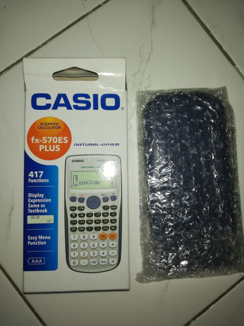 CASIO fx-570es Plus Scientific Calculator, Computers & Tech, Office ...