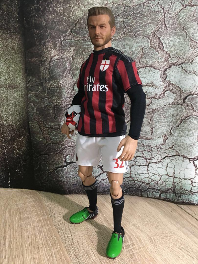 Custom David Beckham AC Milan Manchester United Real Madrid football ...