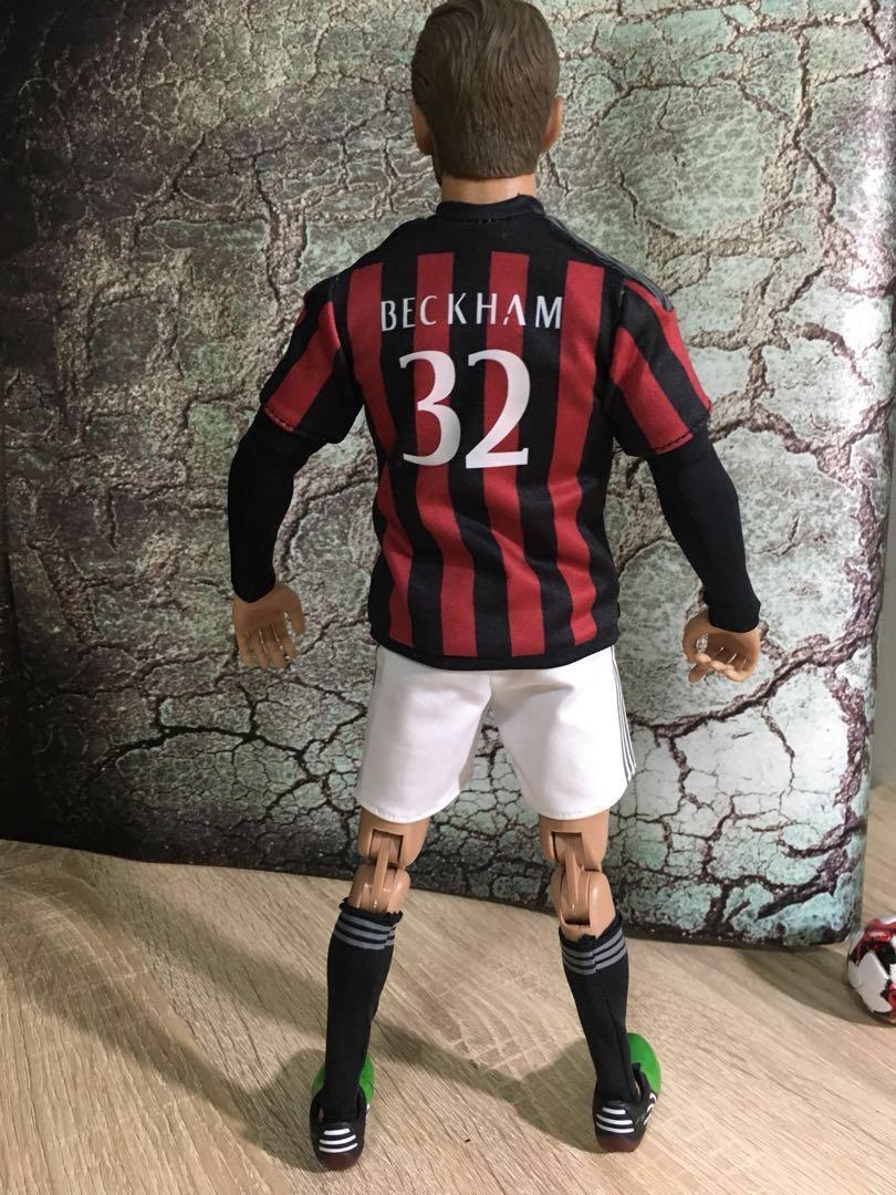 Custom David Beckham AC Milan Manchester United Real Madrid football ...