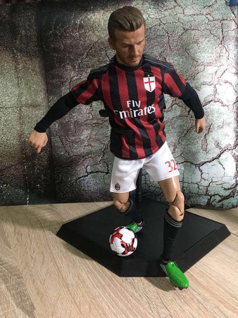 Custom David Beckham AC Milan Manchester United Real Madrid football ...