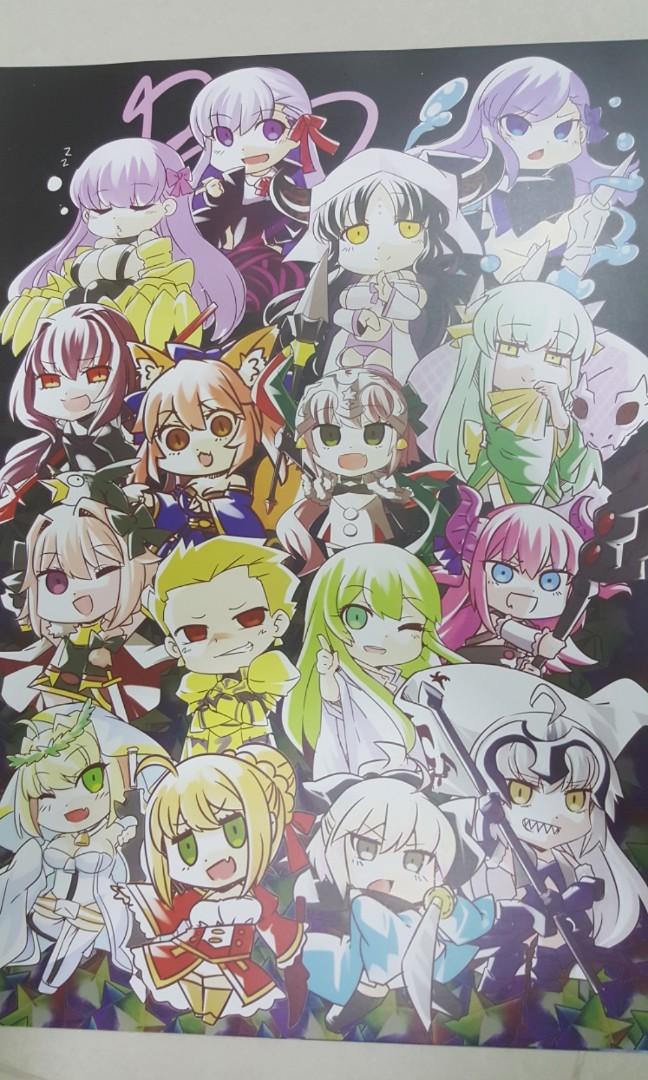 Fgo poster, Hobbies & Toys, Memorabilia & Collectibles, Fan Merchandise ...
