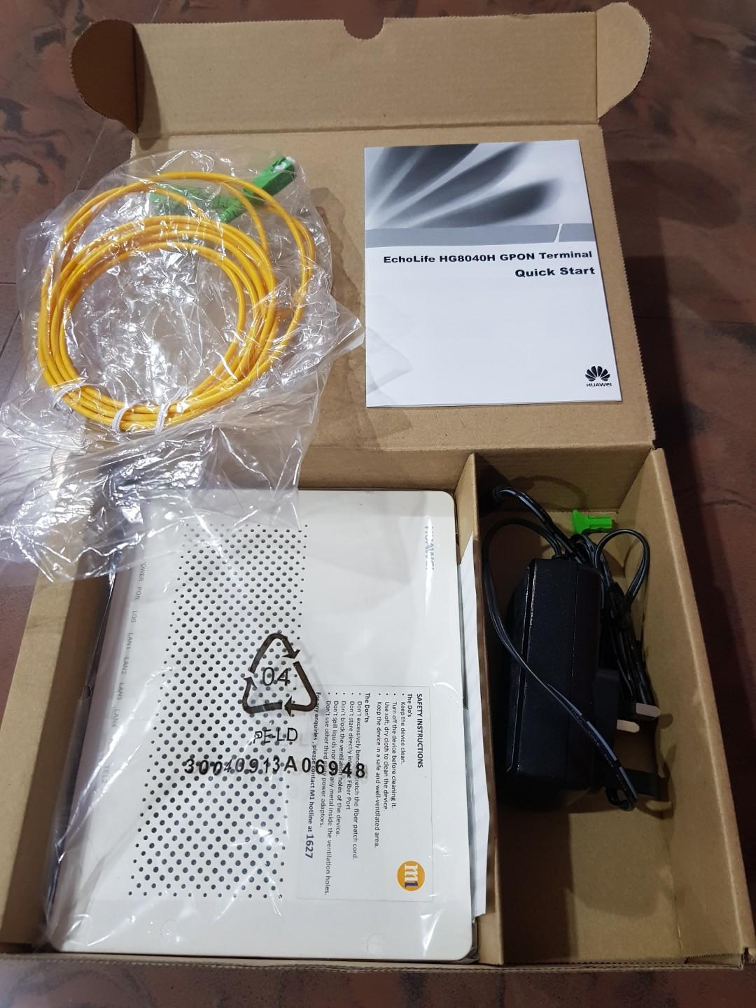 Huawei EchoLife HG8040H GPON Terminal, Mobile Phones & Gadgets, Mobile ...