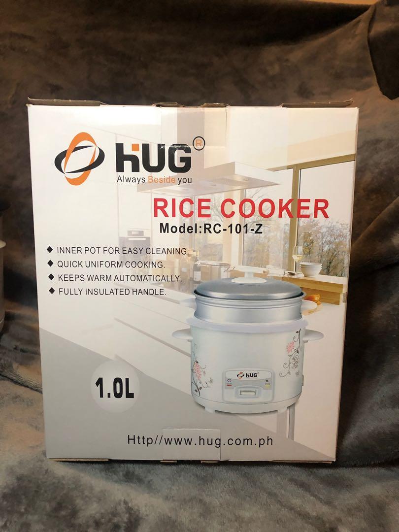 hUG Rice Cooker 1L with measuring cup and rice spoon (Brand New), TV ...