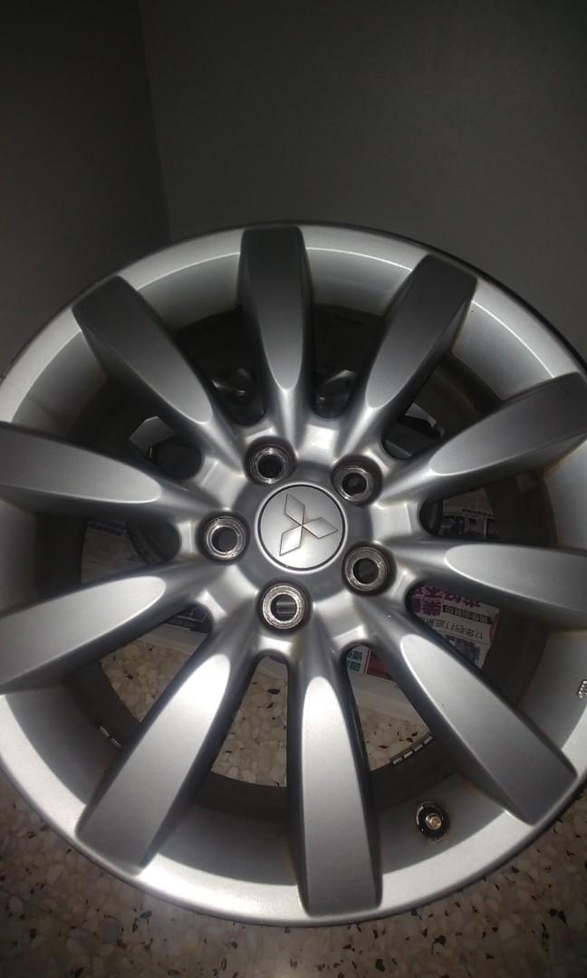 Lancer ex gt rim, Car Accessories, Tyres & Rims on Carousell