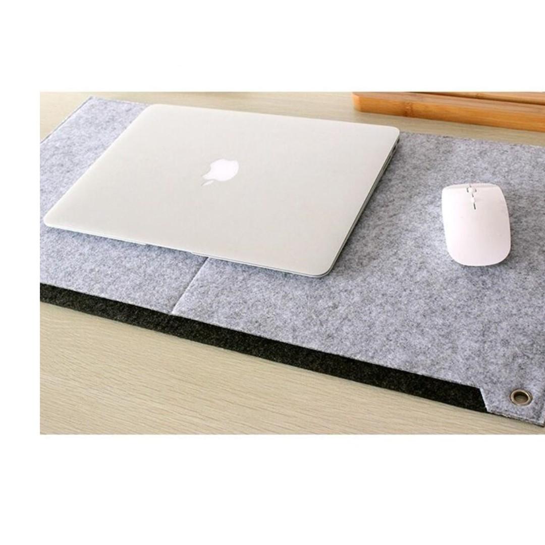 Large Felt Keyboard Mouse Pad Computer Mouse Mat | Muji Style ...