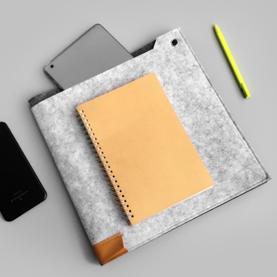 Large Felt Keyboard Mouse Pad Computer Mouse Mat | Muji Style ...