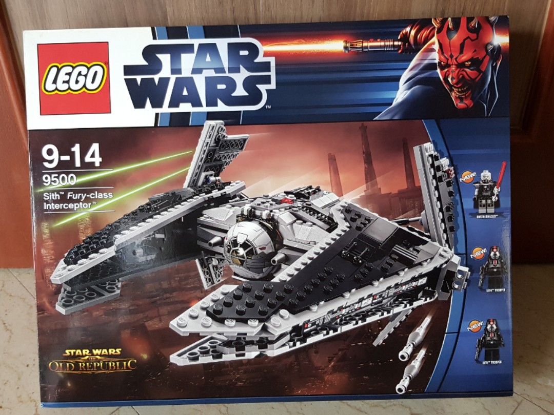 Lego Star Wars 9500 Sith Fury-class Interceptor, Hobbies & Toys, Toys ...