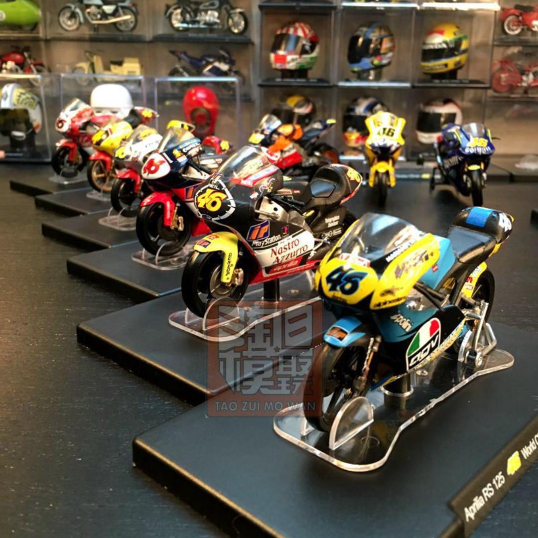 Leo 1:18 1998 Aprilia World Championship Rossi #46 MotoGP Diecast Motor ...