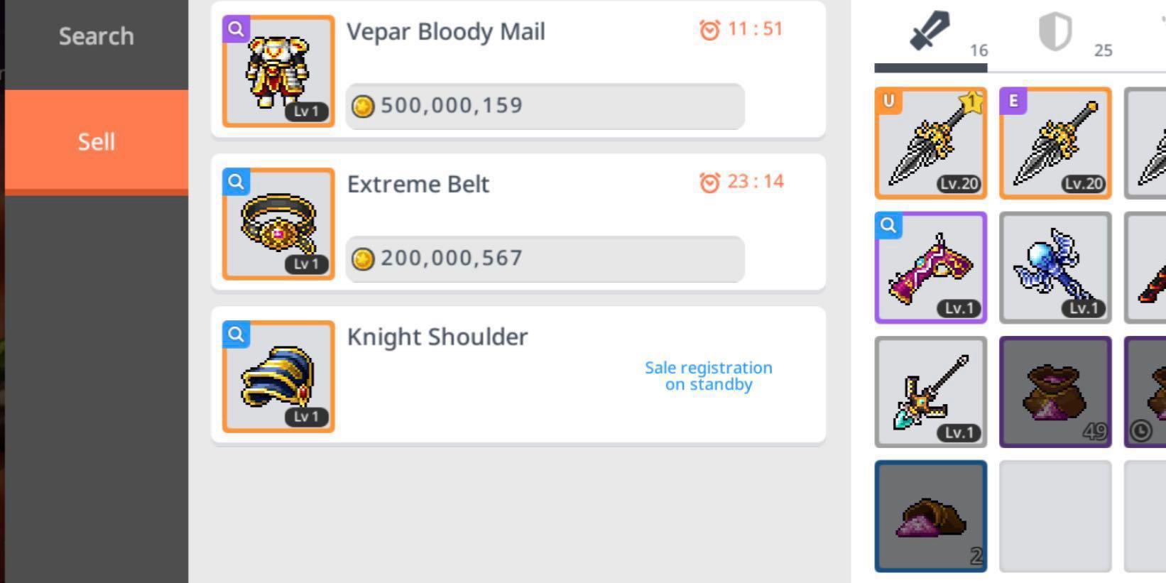 Maplestory M account level 136 ($150) (4 legendary items), Video Gaming ...