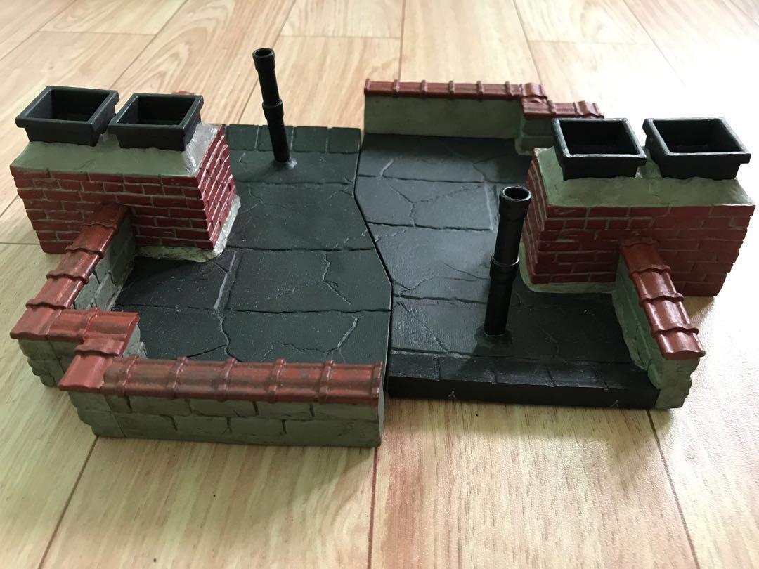 Marvel Legends Select Shf rooftop diorama base display stand, Hobbies ...