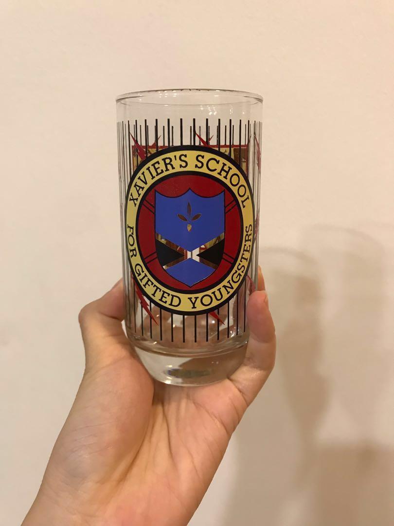 Marvel Xmen vintage glass cup, Hobbies & Toys, Memorabilia ...
