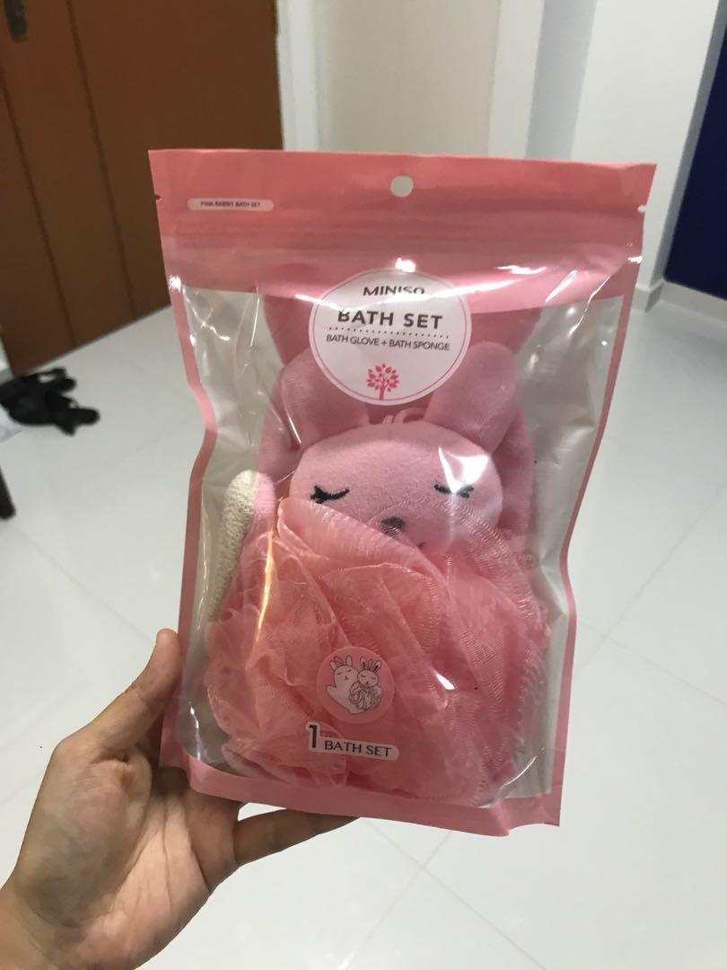 Miniso Bath Set, Beauty & Personal Care, Bath & Body, Bath on Carousell