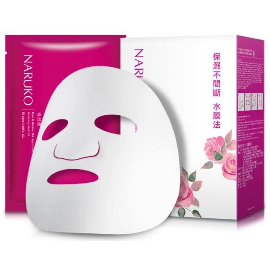 Naruko Rose & Botanic HA Facial Mask, Beauty & Personal Care, Face ...